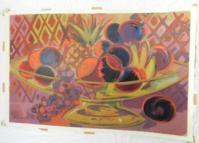 Limit/#35. Signed Serigraph "Moorish Still Life" Artist PROOF: PHILIP ...