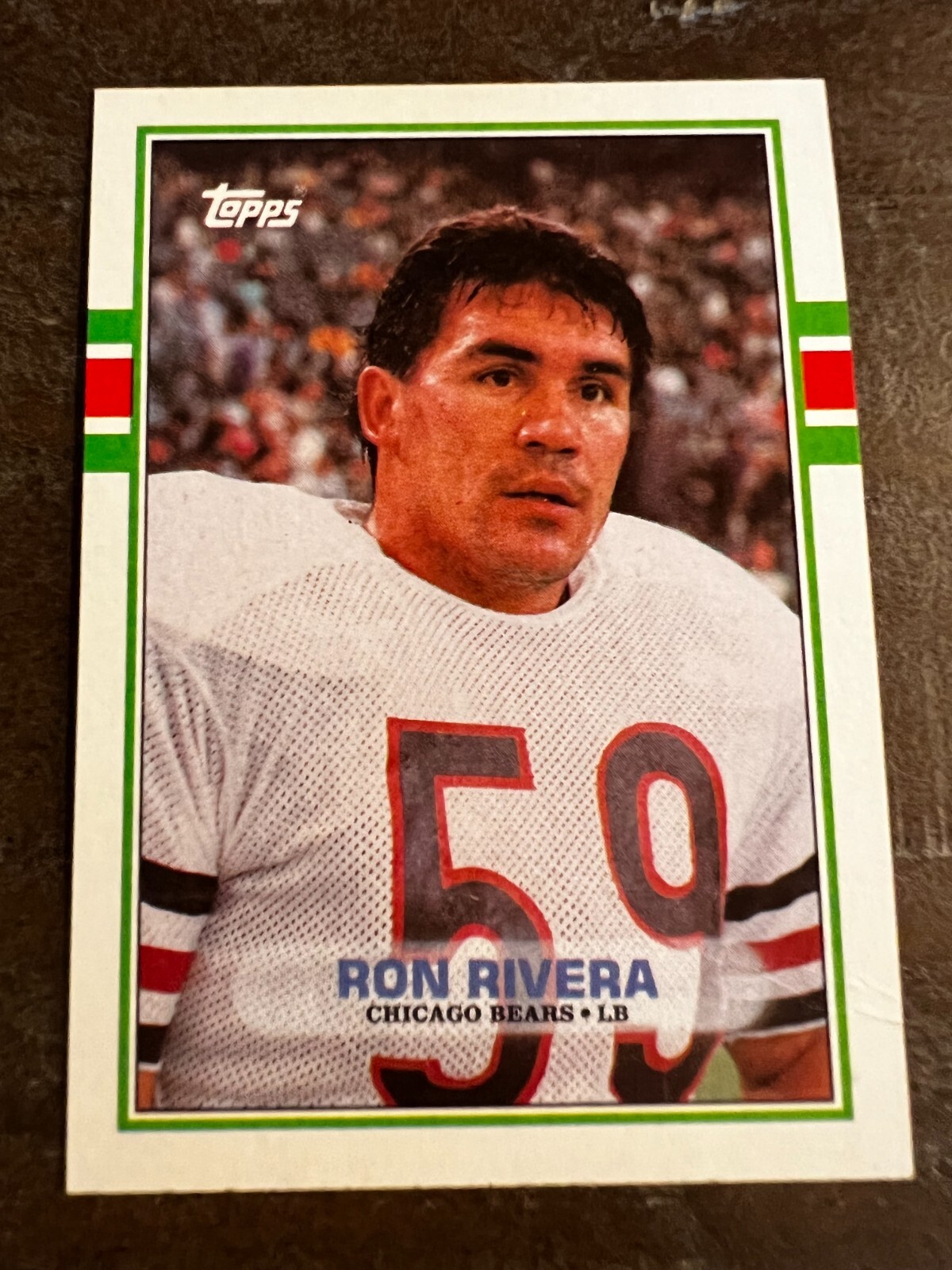 1989 Topps Football Card #61 Ron Rivera, Chicago Bears (J9) | eBay
