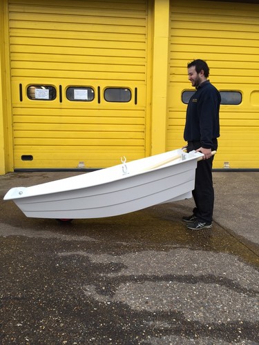 Fibreglass Pram Dinghy Boat ROLLER Rowing 2 m 6' 8" Row Tender Inc ...