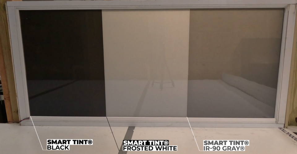 3 Piece Smart Tint® Smart film® USA Made PDLC Electric Tint to make ...