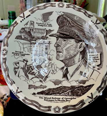 General Douglas MacArthur Souvenir Collector Plate WW2 Pacific War ...