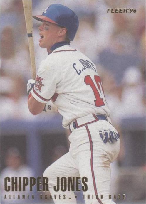 1996 Fleer - Chipper Jones #293 for sale | eBay