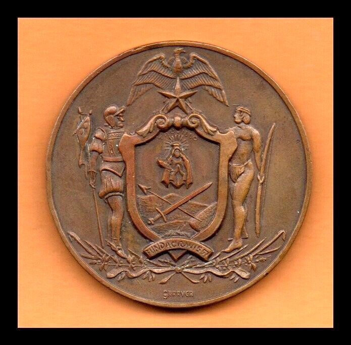 Venezuela Medal Trujillo State, 400 Years of Foundation 1557-1957 ...