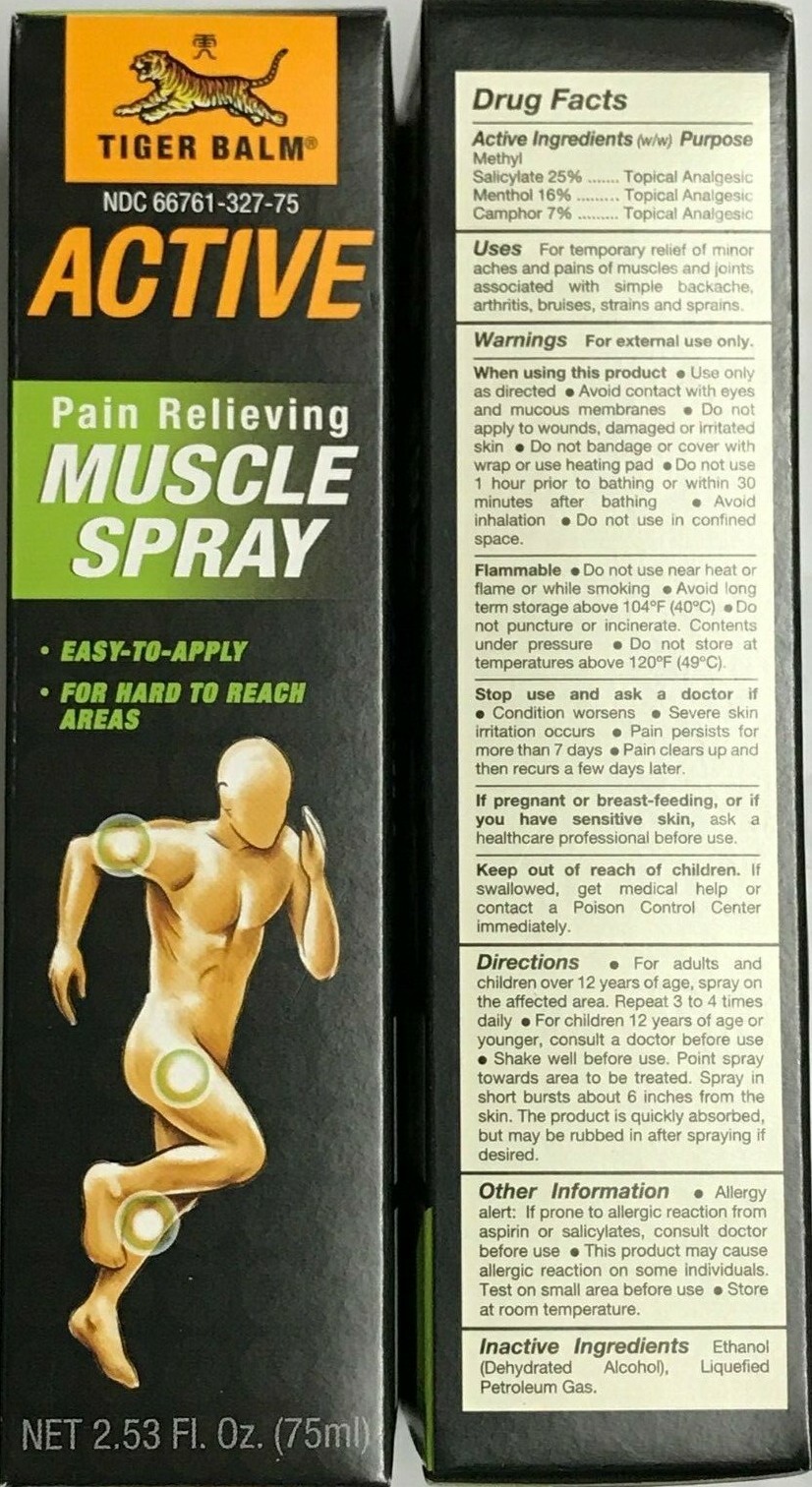 1/3/5/12 Pcs Tiger Balm Active Muscle Spray Pain Relieving 2.53 Oz/ 75 ...