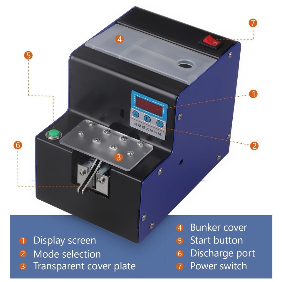 Automatic Screw Feeder Machine Screw Counting Machine Digital Display ...
