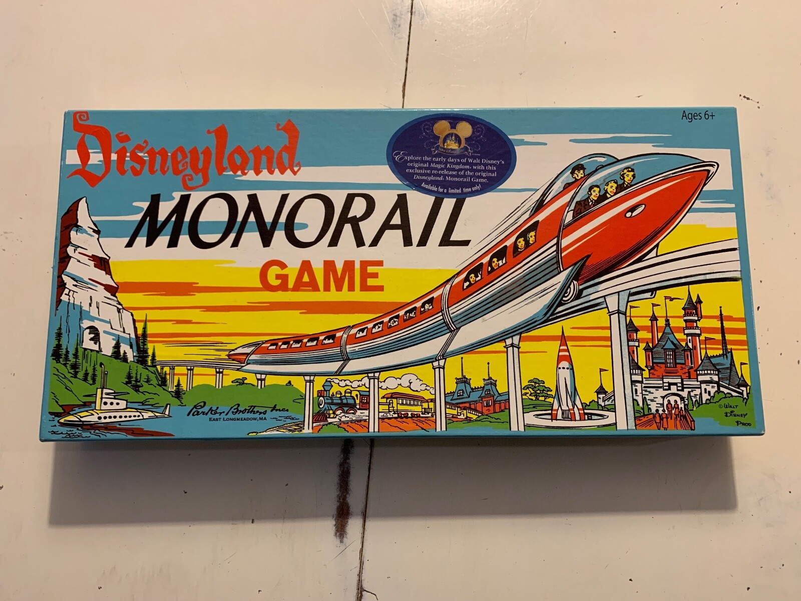 Disneyland Monorail Game 2005 Re-Release Board Game Parker Brothers ...