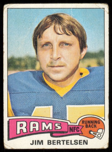 1975 Topps #121 Jim Bertelsen Los Angeles Rams | eBay