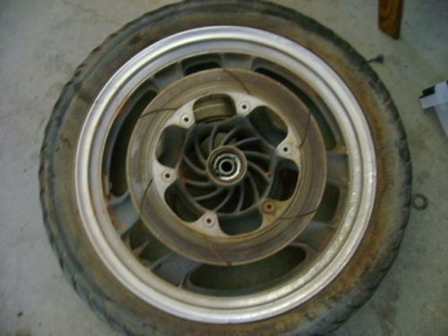 85 Honda Interceptor VF700F VF700 F VF 700 Front Rim Tire Wheel Rotors ...
