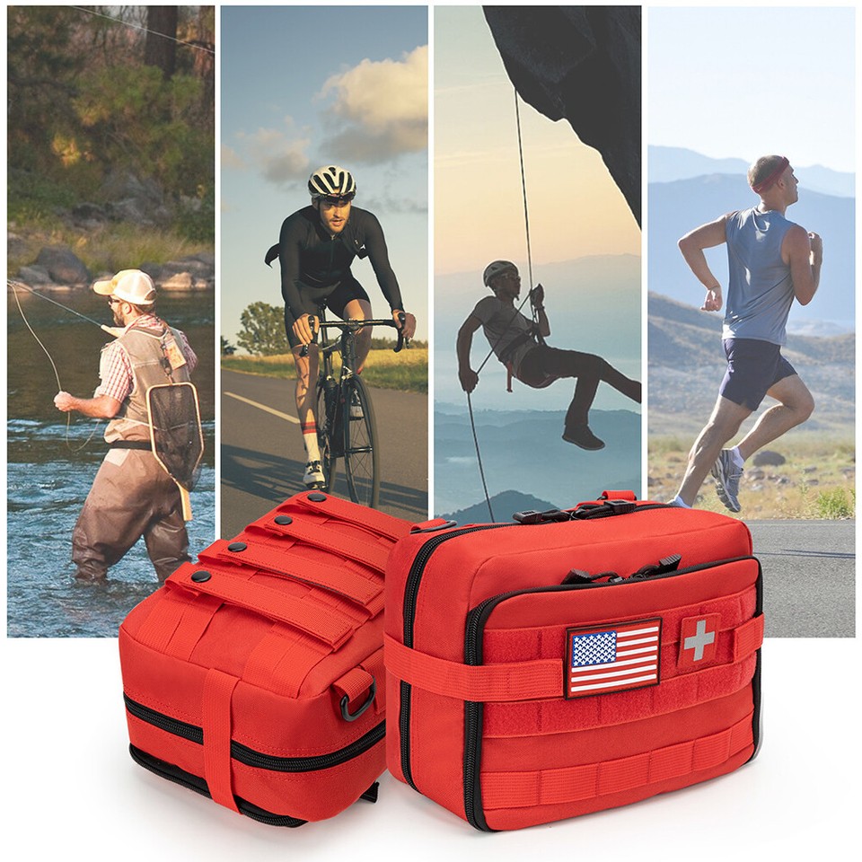 Tactical Molle Medical Pouch Military Rip-away First Aid Kit IFAK EMT ...