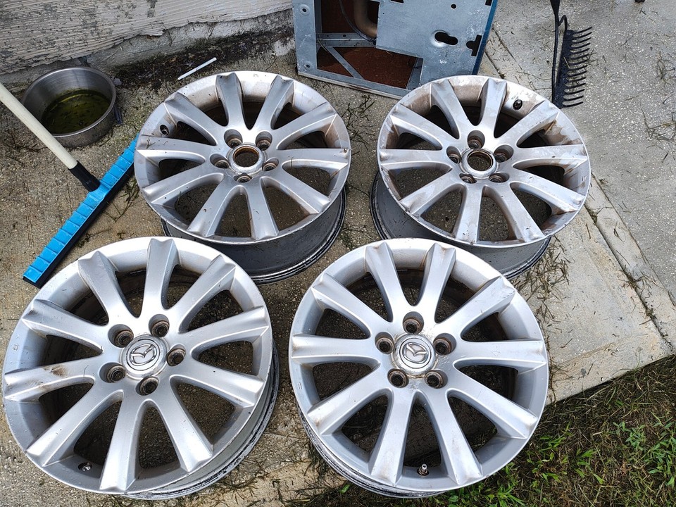 Set 2010 2011 2012 Mazda CX-7 OEM Factory 9965717070 Original Wheels ...