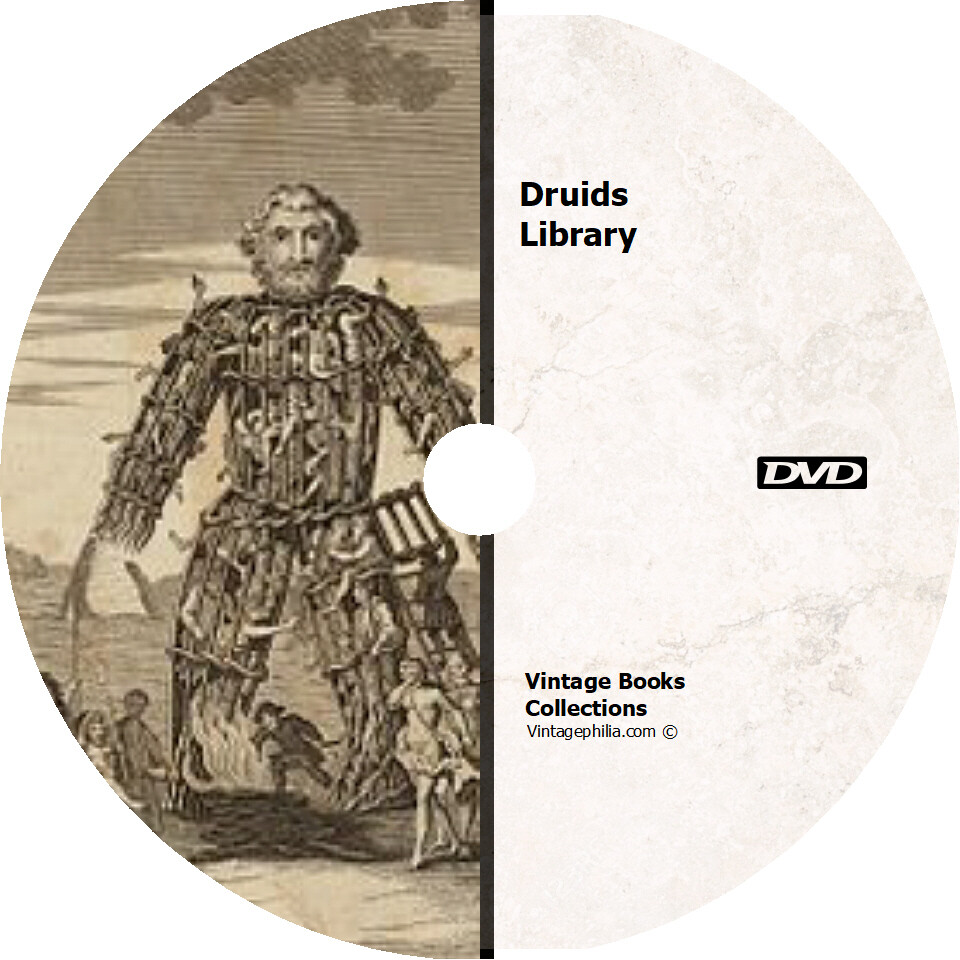 * ULTIMATE DRUIDS COLLECTION * 37 BOOKS on DVD * CELTIC DRUIDISM ...