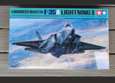 TAMIYA 1/48 SCALE U.S. LOCKHEED MARTIN F-35A II JET FIGHTER MODEL KIT ...