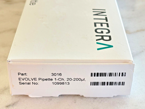 New Sealed Box - INTEGRA Biosciences EVOLVE Manual Pipette #3016, 1-Ch ...