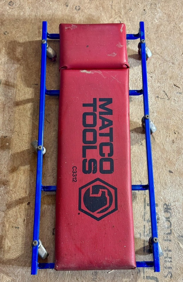 Vintage Matco Tools - Limited Edition - Creeper - RED and BLUE | eBay
