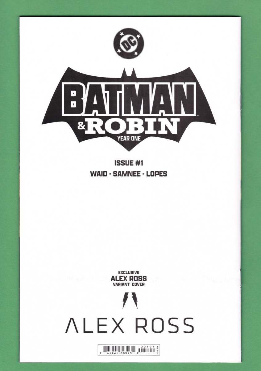 Alex Ross Batman Und Robin