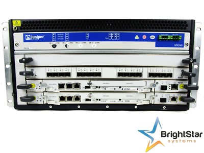 Juniper MX240 BP CHAS 2x RE-S-1800X4-32G, 2x SCBE-MX-S, MPC-3D-16XGE ...
