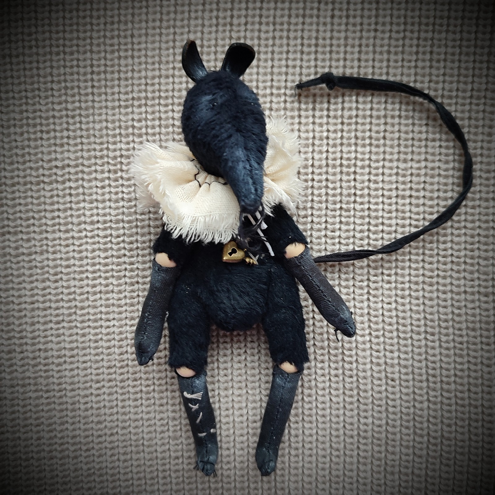 Creepy rat. Collectible creepy doll rat. Gothic rat figurine. | eBay