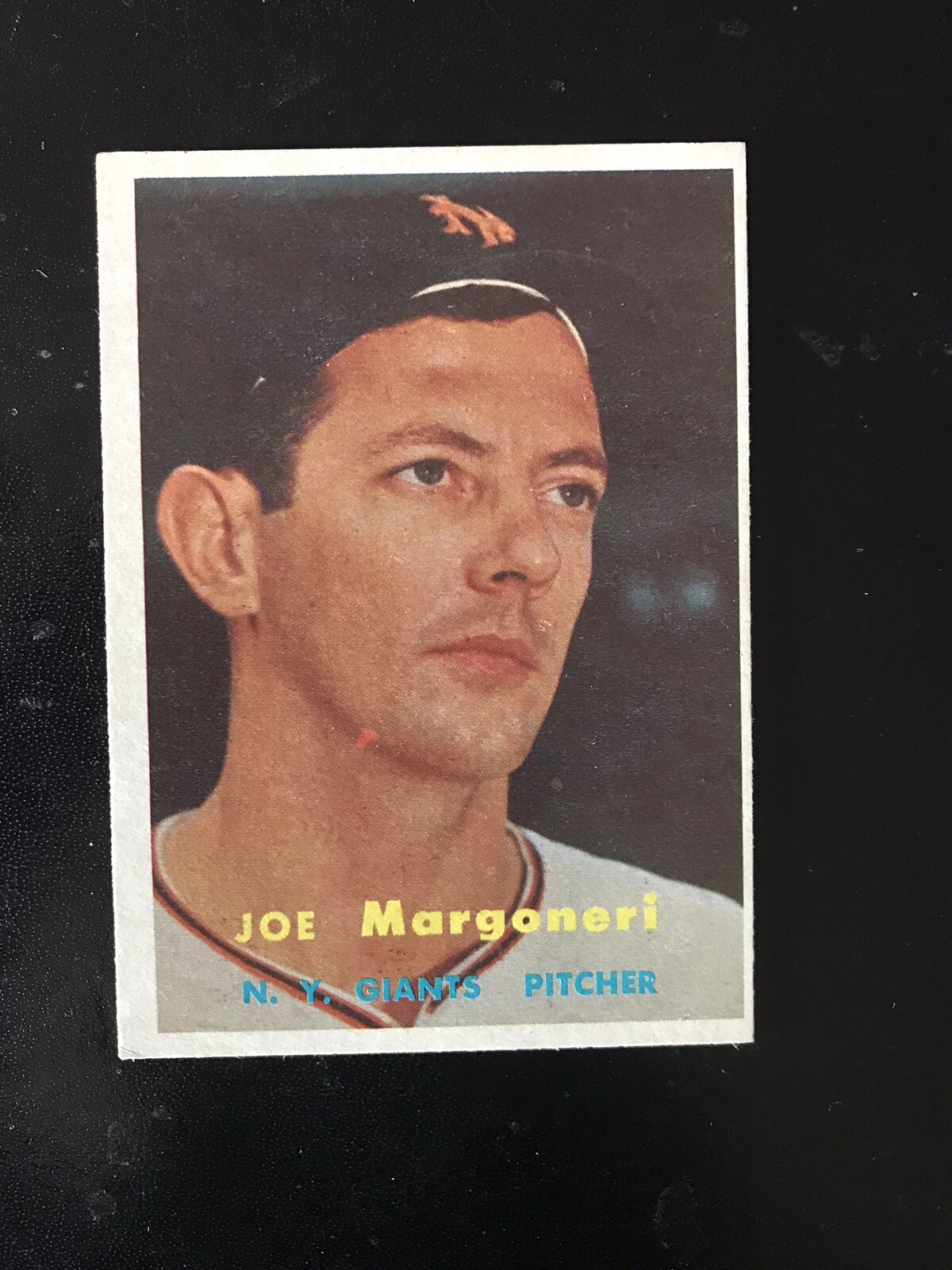 1957 TOPPS #191 JOE MARGONERI NY GIANTS— CREASE FREE💥*** (wph) | eBay