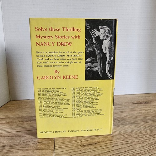 Nancy Drew The Hidden Staircase Hardcover Book #2 Copyright 1959 ...