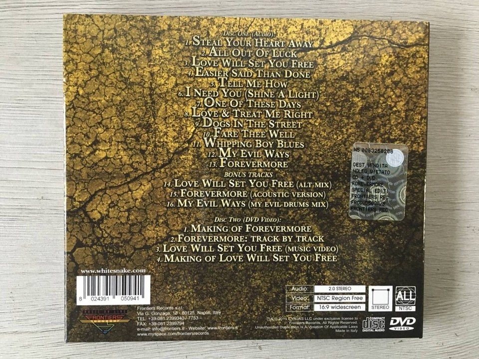 WHITESNAKE FOREVERMORE CD DVD EU Edition | eBay