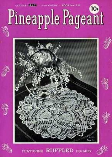 Ruffled DOILY Doilies Crochet PATTERNS PINEAPPLE PAGEANT VINTAGE | eBay
