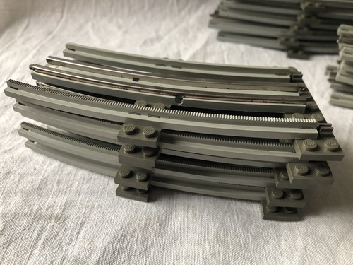 LEGO City, Train 12V, lot de 5 rails courbes 7851. | eBay