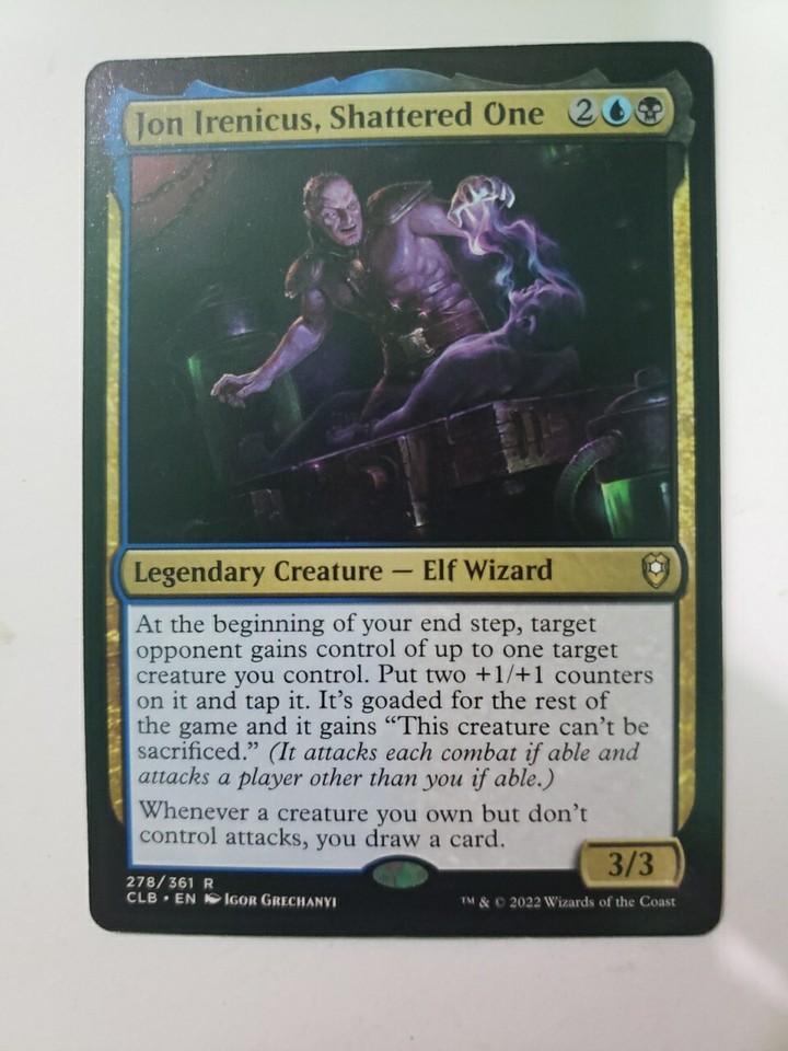 MTG Jon Irenicus, Shattered One Commander Legends: Baldur's Gate 278 ...