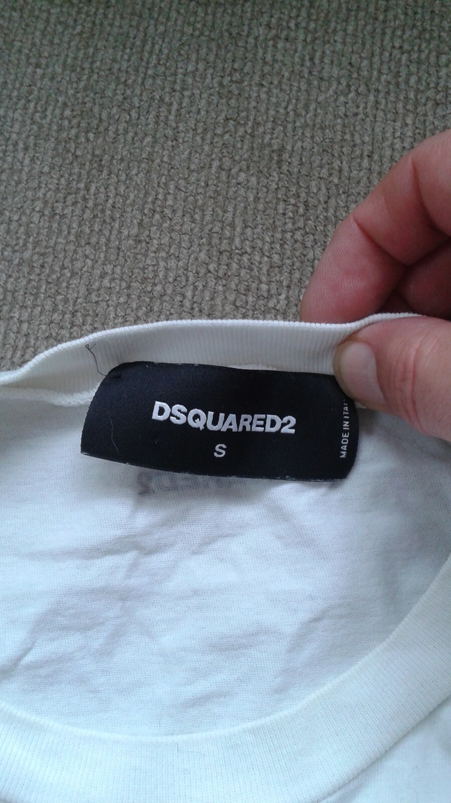 DISQUARED 2 HIKING TEAM 95 MEN T SHIRT SIZE S WHITE COLOR SLIM FIT ...