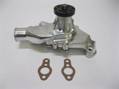 NEW Polished High Volume Small Block Chevy Short Water Pump 283 327 350 ...