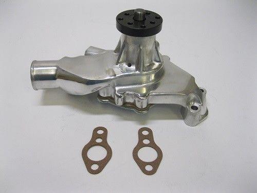 NEW Polished High Volume Small Block Chevy Short Water Pump 283 327 350 ...