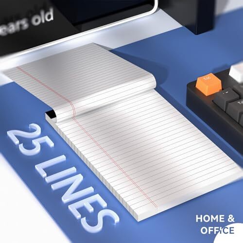 5" x 8" Note Pads of Legal Pads 30 Sheets Notepad College 5x8 Inch 12 ...