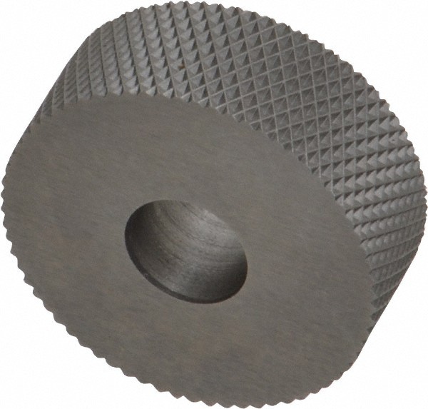 1" Diam HSS Female Diamond Knurl, 30 Helix, 90 Teeth, Circular Pitch ...