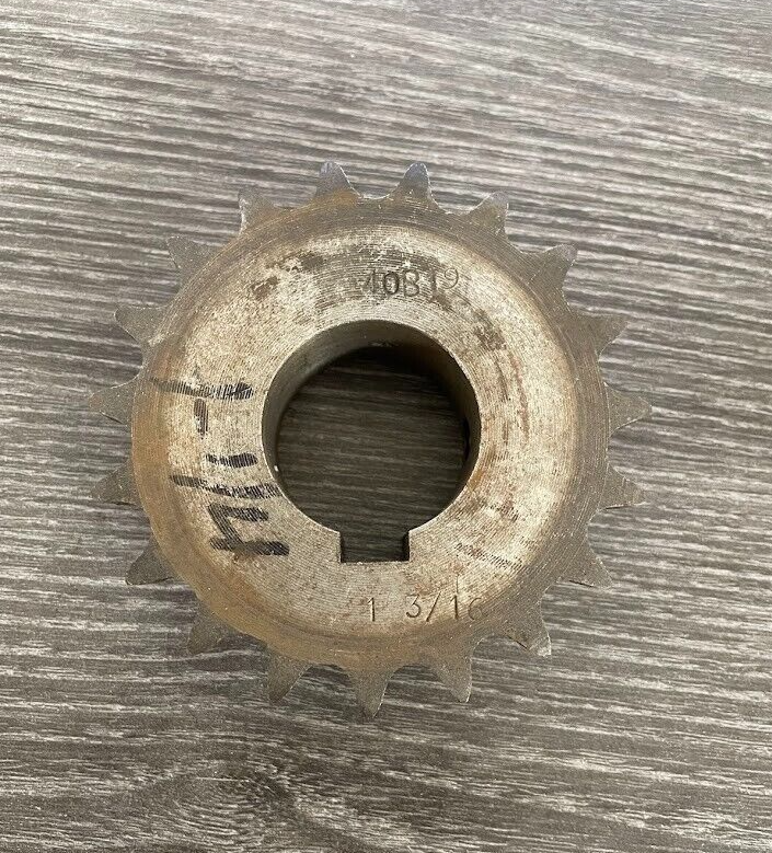 40B19 1-1/4 Sprocket 1-1/4" Bore 19 teeth #40 Roller Chain | eBay UK