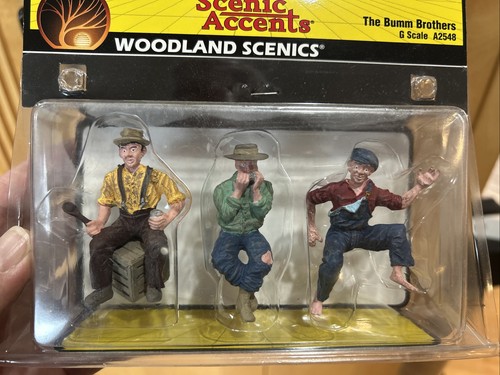 Woodland Scenics A2548 3 Hobos for LGB, Hand Painted, G Scale, New ...