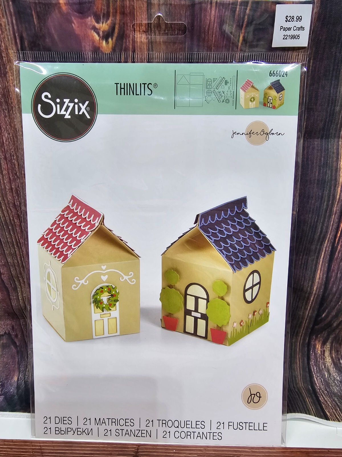 Seasonal House Gift Box Sizzix Thinlits 666024 NEW! 21 Dies Jennifer Ogborn | eBay