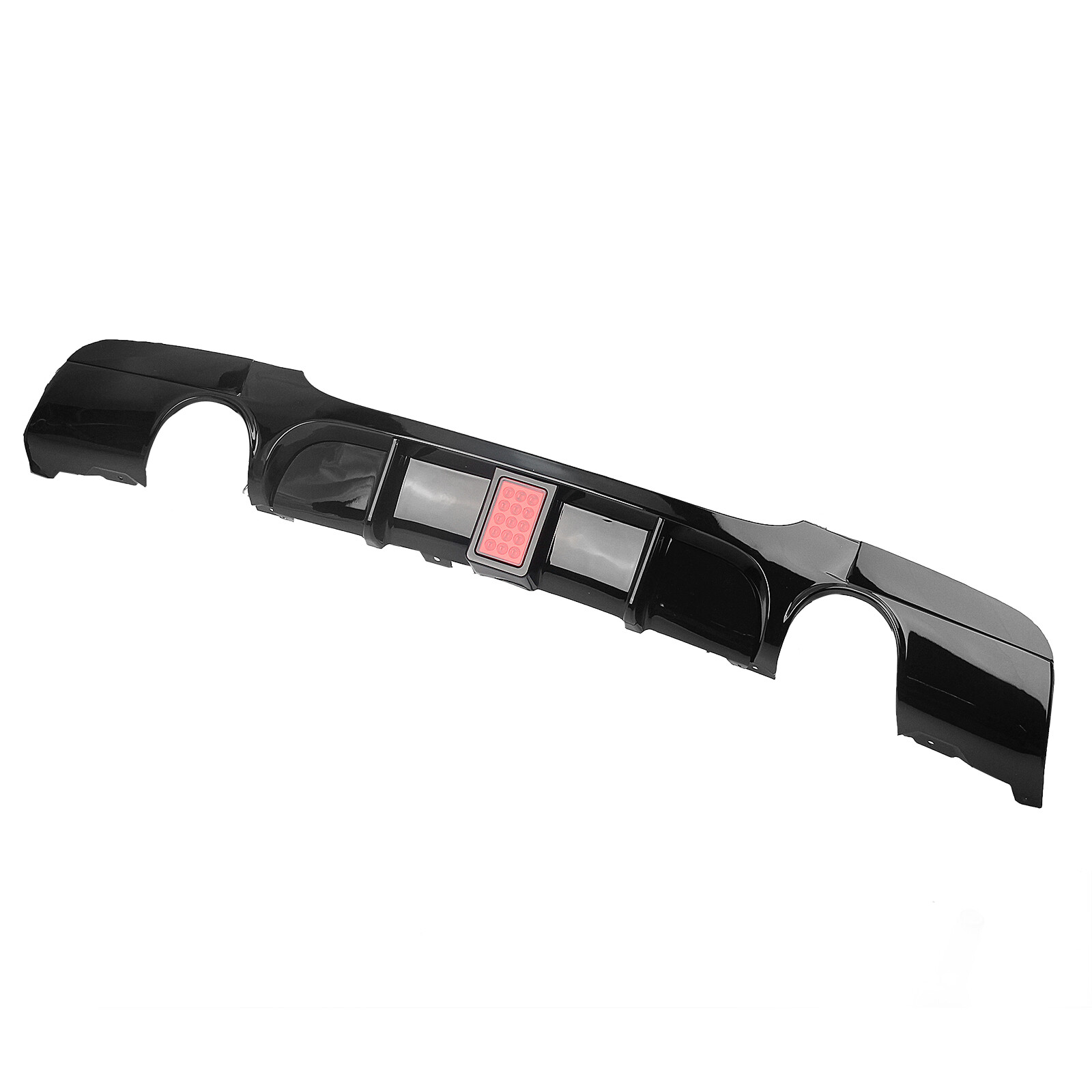 For BMW E90 E91 M Sport 2005-2012 Rear Bumper Dual Port Diffuser Lip ...