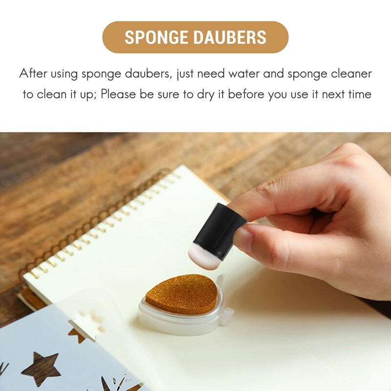 66 Pcs Finger Sponge Daubers Finger Painting Sponge Craft Drawing ...