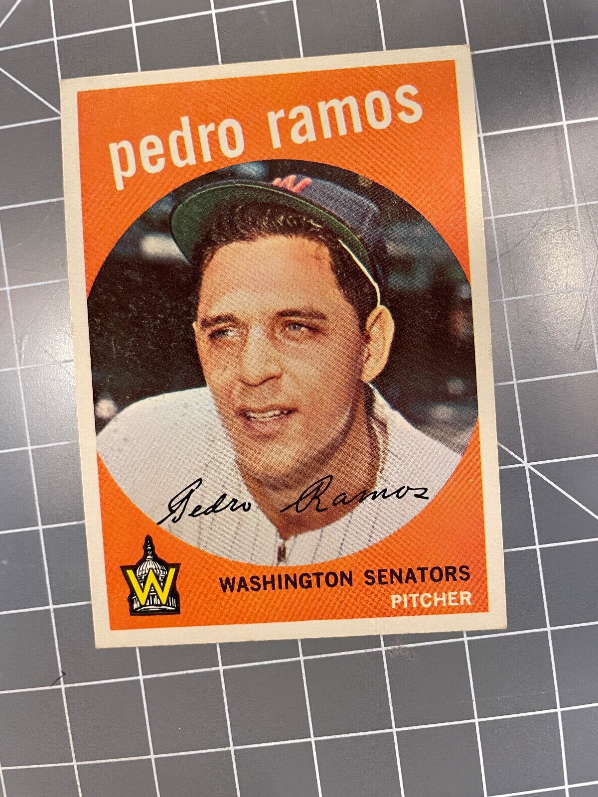 1959 TOPPS #78 PEDRO RAMOS WASHINGTON SENATORS BASEBALL CARD NM+ #2 | eBay
