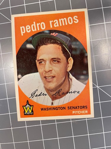 1959 TOPPS #78 PEDRO RAMOS WASHINGTON SENATORS BASEBALL CARD NM+ #2 | eBay