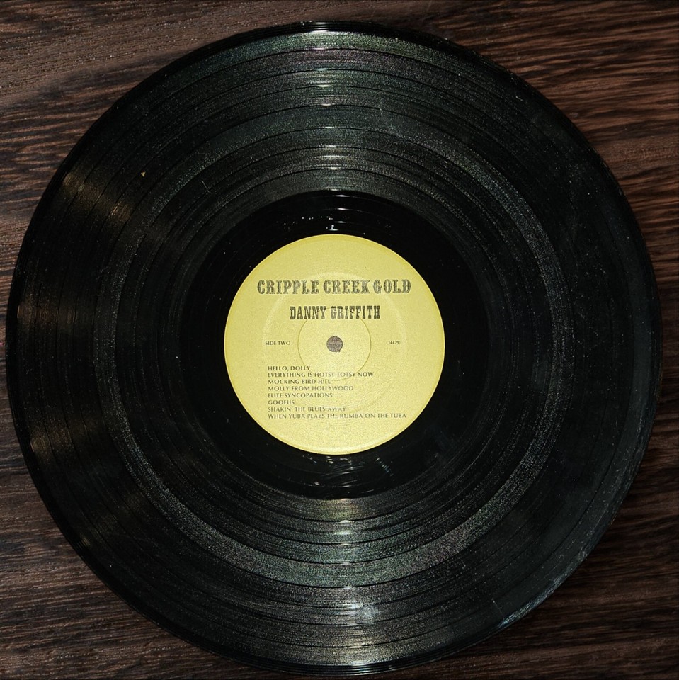 DANNY GRIFFITH: Cripple Creek Gold or Pickin' Out a Tune-NM1966LP AUTOGRAPHED | eBay