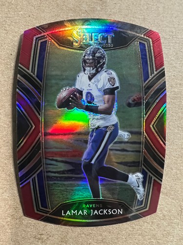 2020 Select LAMAR JACKSON Maroon Prizm Die-Cut Club Level #203 ...