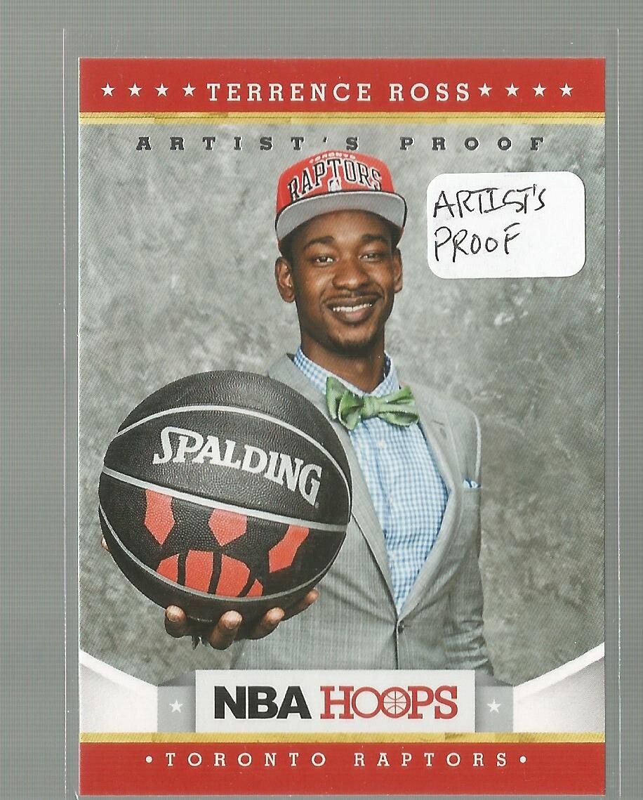 Terrence Ross 2012-13 NBA Hoops ARTIST'S PROOF SP RC #282 TORONTO ...