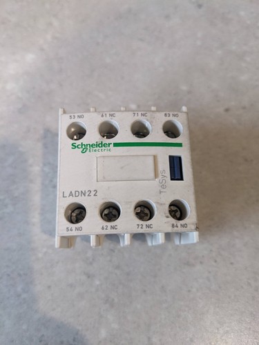 Schneider Electric Auxiliary Contact Block LADN22 2NO+ 2NC | eBay