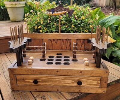 PORTABLE FLY TYING DESK benches desks TROUT bass Fly Fishing flies ...