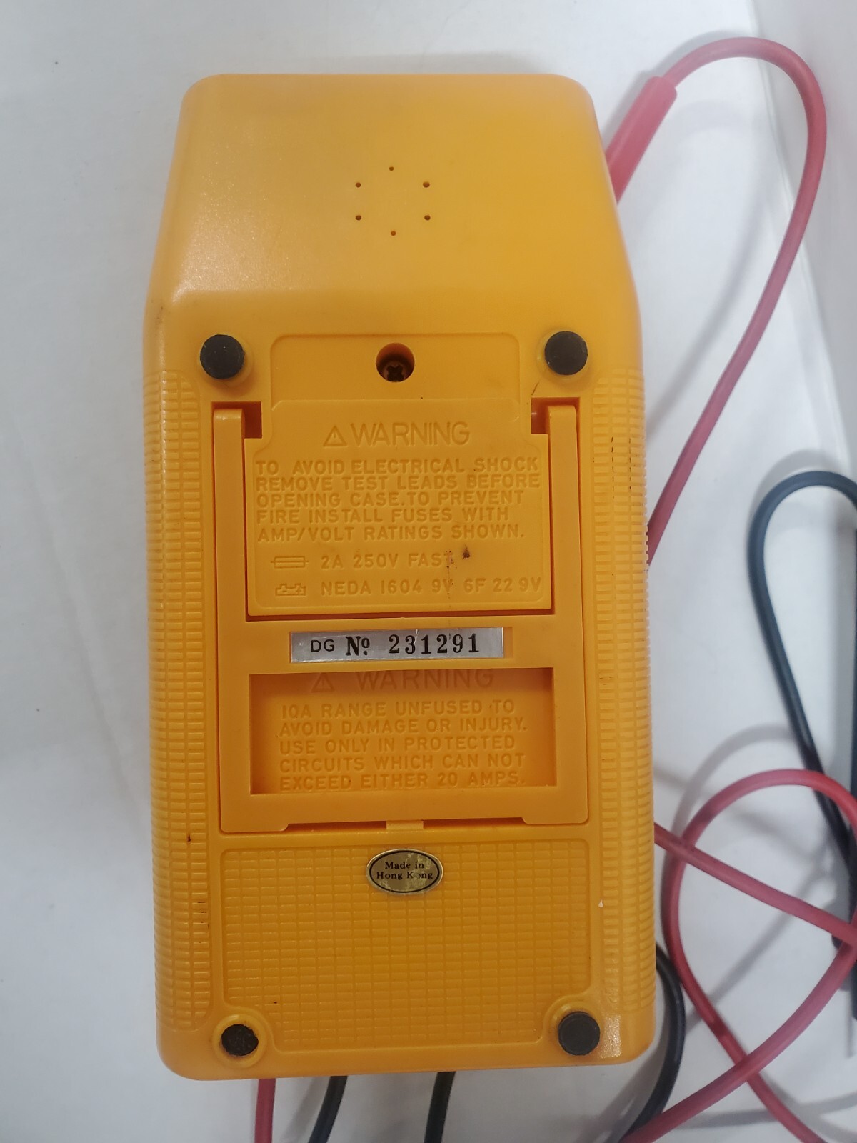 EMCO DMR 3800 Digital Multimeter Electrical Tester Amp Volt Meter w ...