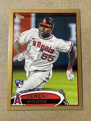 2012 Topps Gold #277 Jeremy Moore Angels #/2012 | eBay