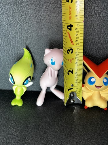 Pokemon TCG Mythical Squishy Collection Mew, Celebi & Victini 3 Figure ...