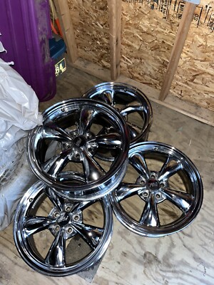 18x8 Chrome American Muscle Rims | eBay