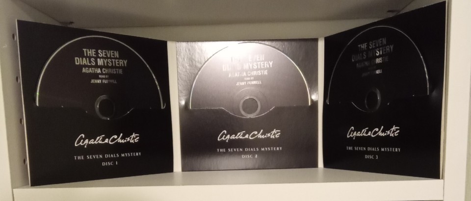 THE SEVEN DIALS MYSTERY, Agatha Christie ~ Abridged 3-CD Audiobook ...