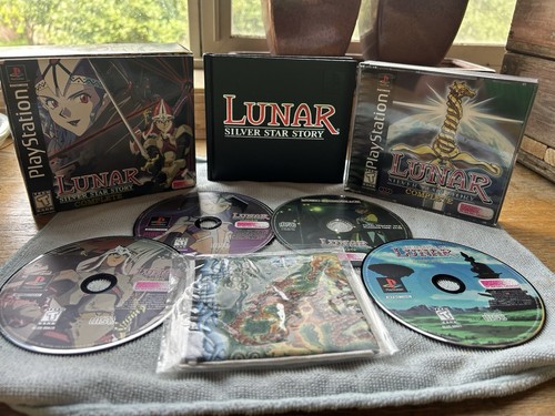 Lunar: Silver Star Story Complete PS1 w/Map/Manual/Box/OST TESTED | eBay